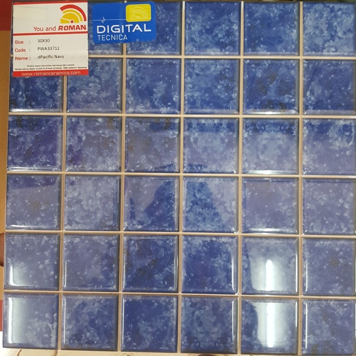 Jual Roman PreCut PWA33712 dPacific Navy 30x30 Kw 1 - Kota Bekasi ...