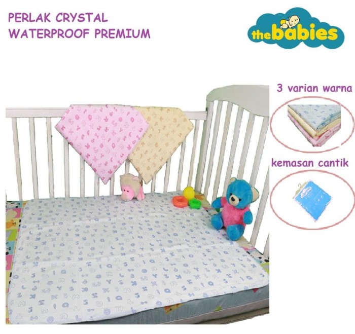 Jual Perlak Kain Waterproof 87x68 Bahan Lembut dan Adem - Pink ...