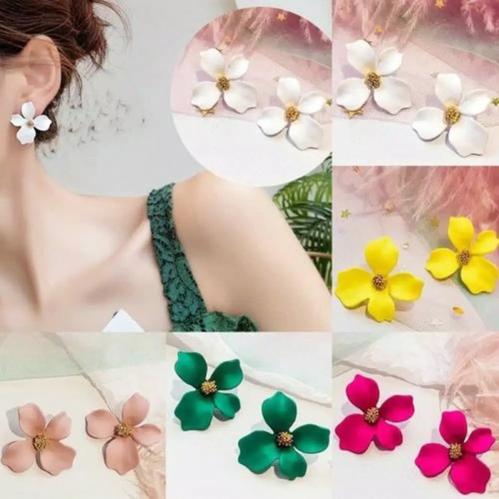 Jual Anting Tusuk Motif Bunga Anting Korea Anting Fashion - Kota Malang ...