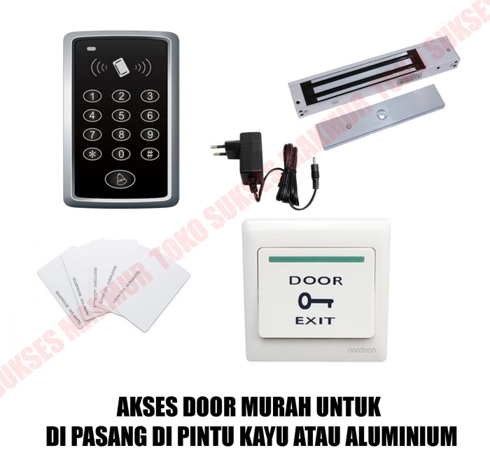 Jual PAKET AKSES DOOR MURAH UNTUK PINTU KAYU - PINTU ALUMUNIUM RFID ...