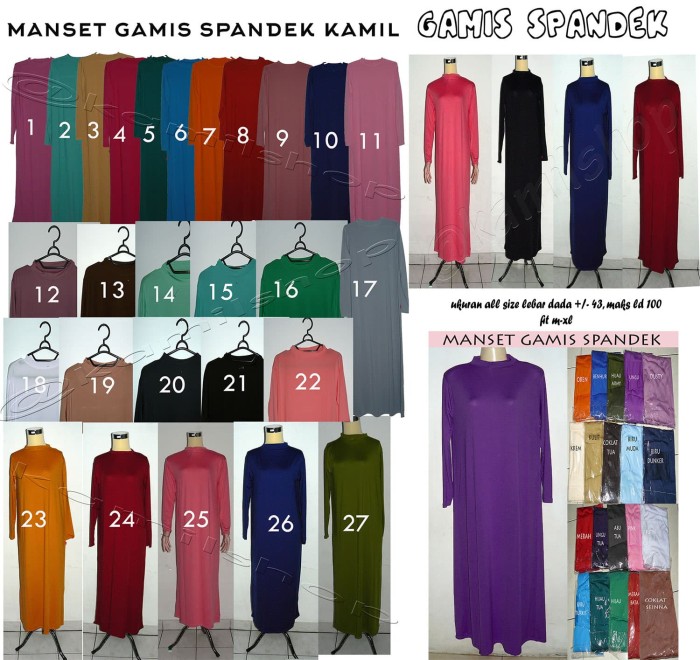Jual Manset Gamis Spandek Sutra - Jakarta Timur - KamilShop | Tokopedia