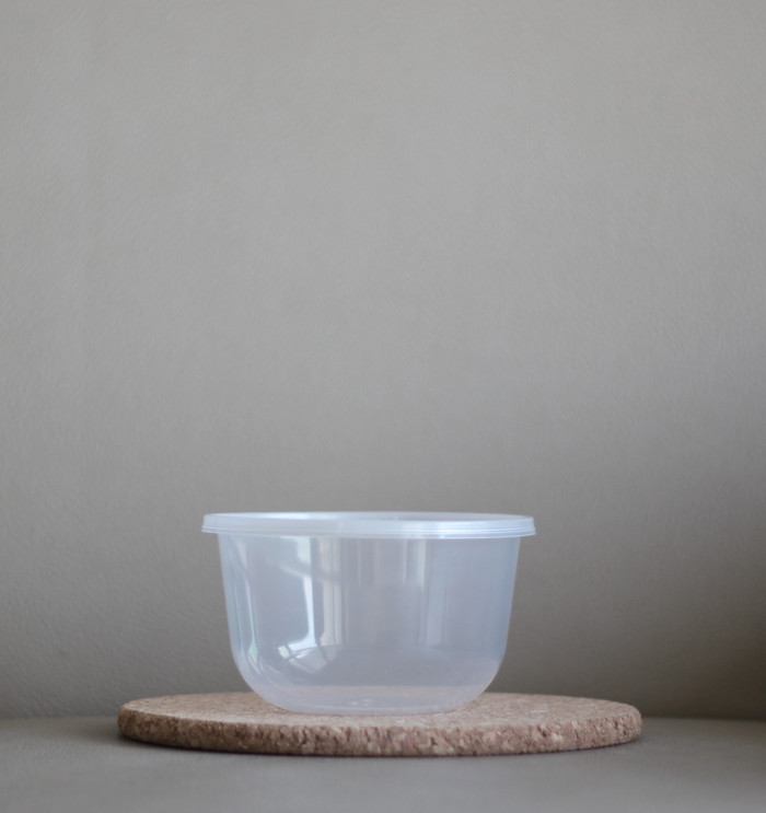 Jual Cup puding / tempat puding / cup bening / wadah plastik 450ml ...