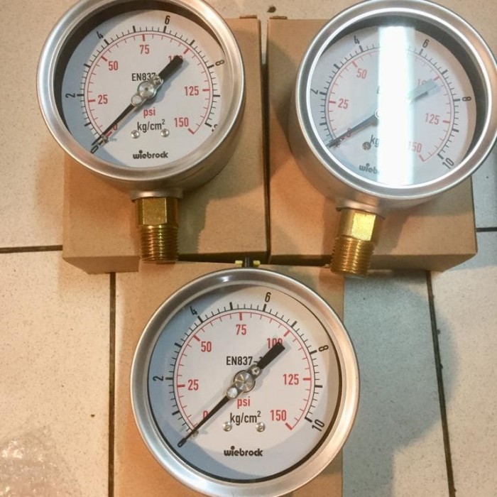 pressure gauge 4 inch stainless drat 12 - Harga Distributor | SMT Jakarta