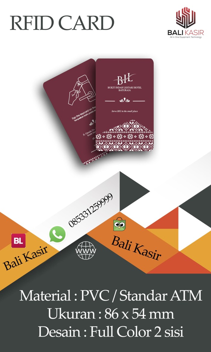 Jual Cetak Kartu SmartCard RFID / NFC Proximity 125 kHz - Kota Denpasar ...