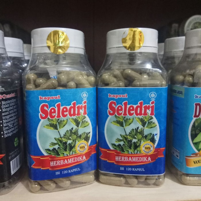 Jual kapsul seledri ekstrak daun seledri isi 120 kapsul - Kota ...