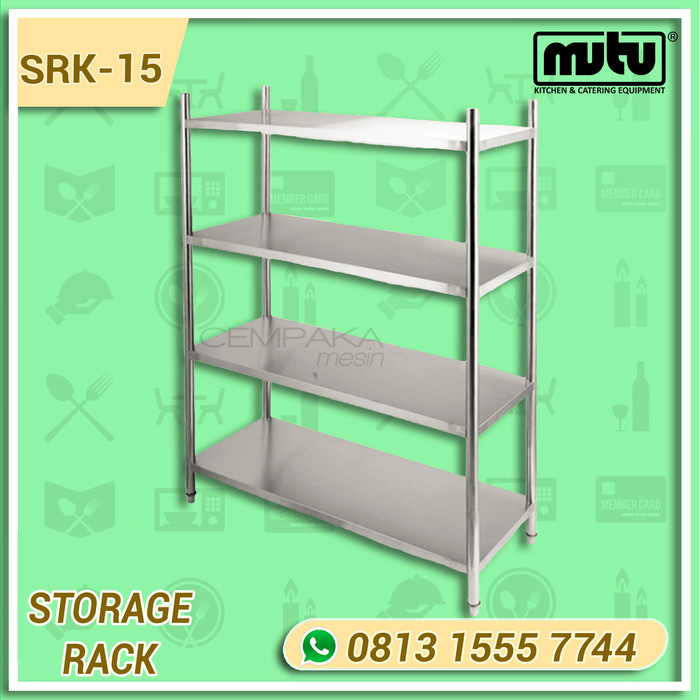 Jual Rak Stainless Steel Tempat Simpan Barang Dapur | Storage Rack SRK ...