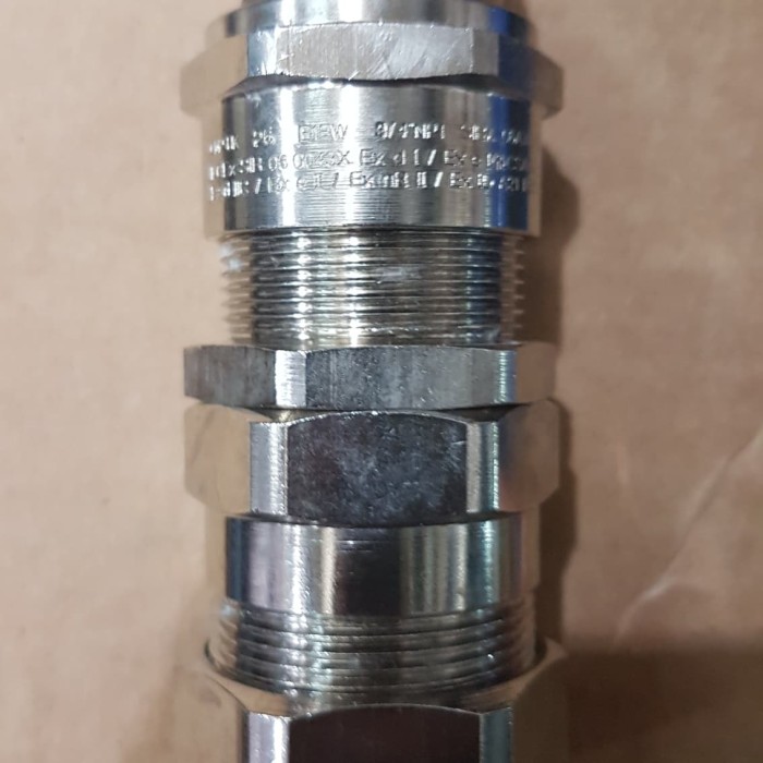 Jual CMP UK E1FX / E1FW 3/4" NPT Exproof Full Armor Cable Gland Glen ...