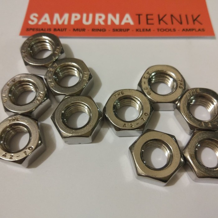 Jual Mur Stainless SS 304 m6 (6mm) - Kota Bandung - Sampurna Teknik ...