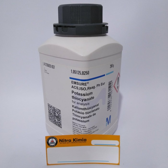 Jual Potasium Thiocyanate Merck/KSCN/Kalium Tiosianat/Potasium ...