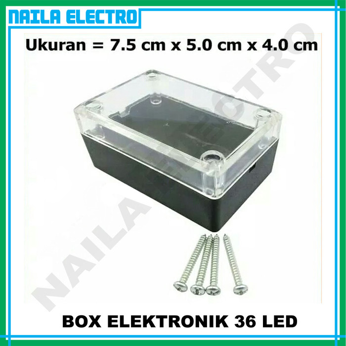 Jual Box Elektronik 36 LED + Baut / Box Plastik / Box Hitam - Kab ...