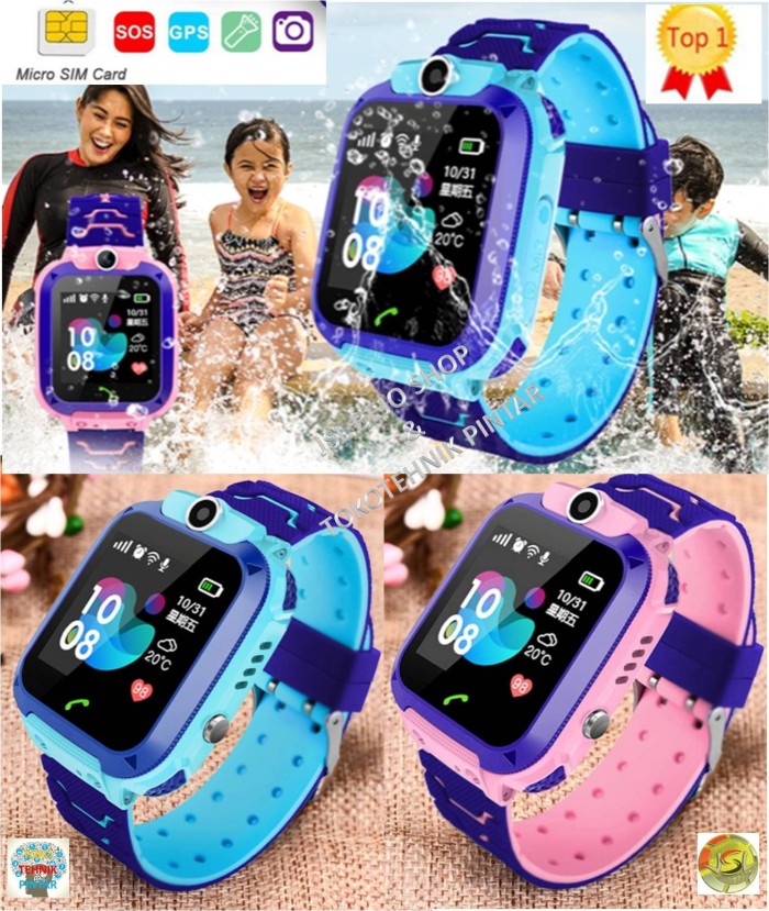 Jual Jam Tangan GPS Anak Anti air GPS Tracker Kids SmartWatch ...