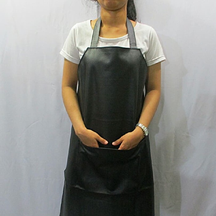 Jual Celemek apron PVC syinthetic Leather kulit sintesis full kantong ...