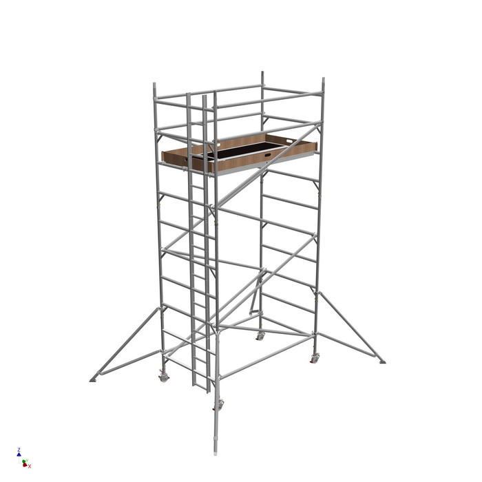 Jual 4m DW - Aluminium Scaffold / Aluminium Mobile Tower - INSTANT ...