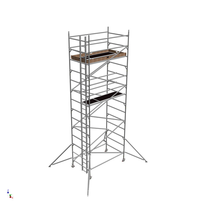 Jual 6m DW - Aluminium Scaffold / Aluminium Mobile Tower - INSTANT ...