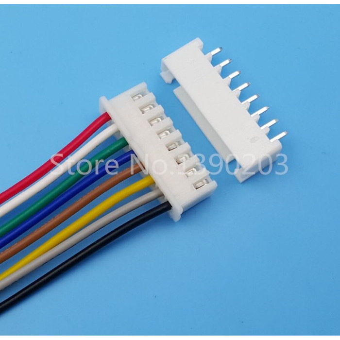 Jual 8Pin 8P JST XH Pitch 2.54mm 15cm 24AWG Wire Connector Baterai Lipo 7S - Kota Batam - DI ...
