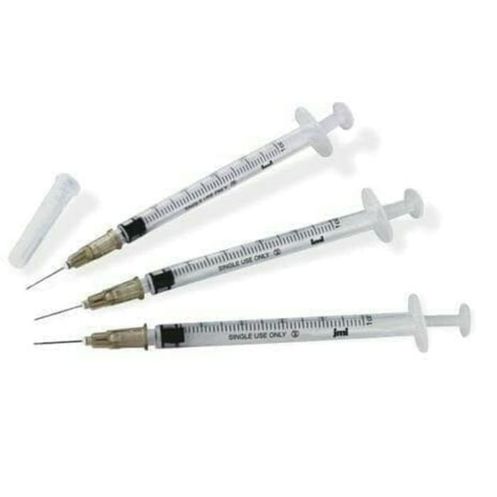 Jual Suntikan 1ml 1 ml 1cc Spuit Spet Syringe obat susu kucing anjing ...