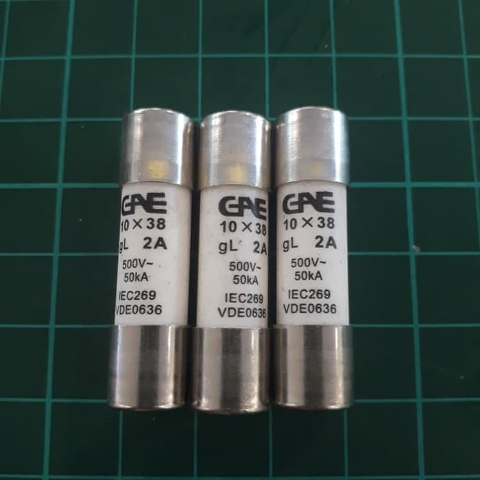 Jual GAE 10×38 2A 500V gL Cartridge Fuse - Jakarta Barat - Dian Pelita ...