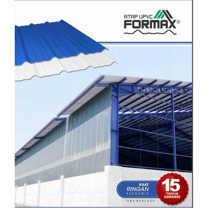 Jual Atap uPVC Formax Roof (Biru dan Putih Doff) - Jakarta Barat ...
