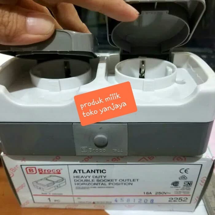 Jual stop kontak double broco atlantic outbow - Jakarta Pusat - yanjaya ...