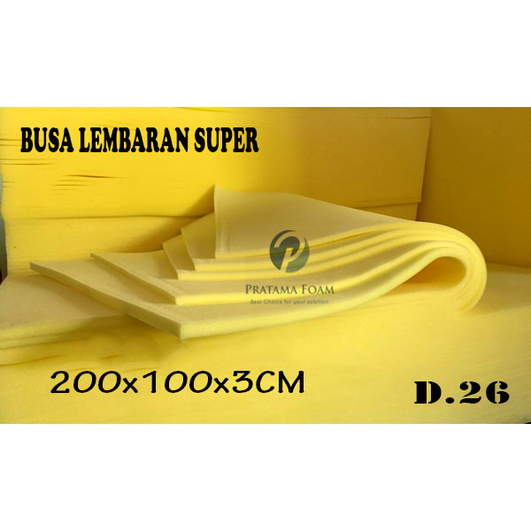 Jual Busa Lembaran Super - Busa Lembaran Murah 200x100x3cm - Kota ...