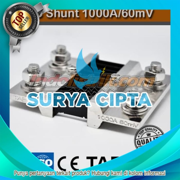 Jual DC Shunt 1000A/60mV TAB - Jakarta Pusat - Surya Cipta | Tokopedia
