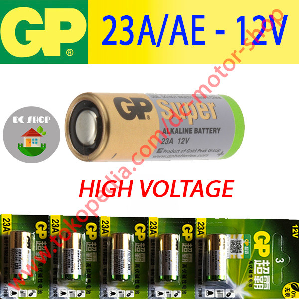Jual Baterai GP 23AE 12v ULTRA Alkaline Batere Remote Battery A23 23A ...