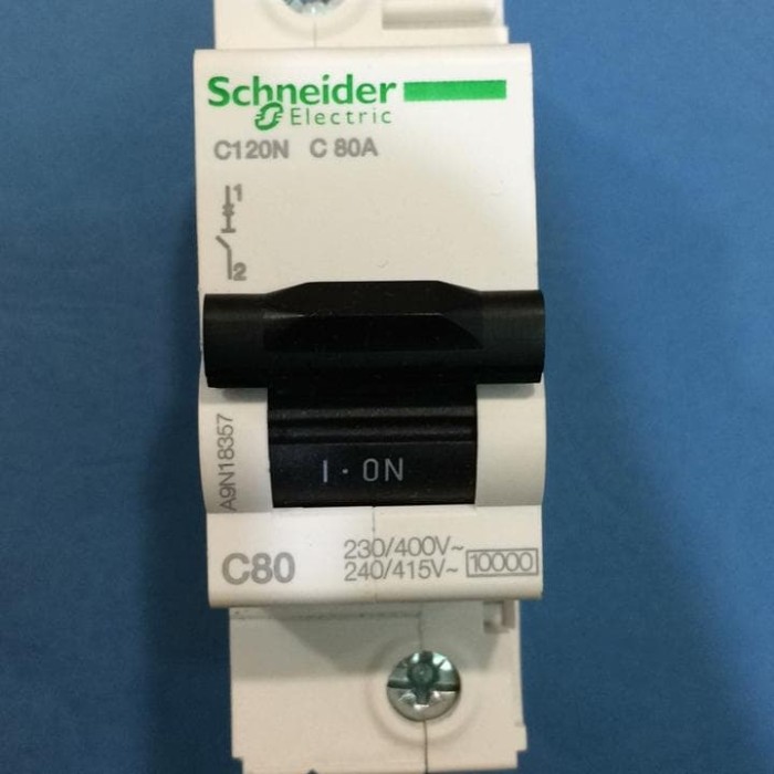 Jual mcb c120n 1p 80A schneider - Jakarta Pusat - ANNUR ELECTRIC | Tokopedia