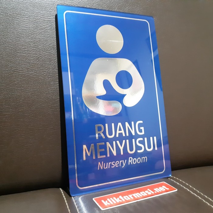 Jual Akrilik Nama Ruang Menyusui / Ruang Laktasi Versi Chrome (2 Bahasa ...
