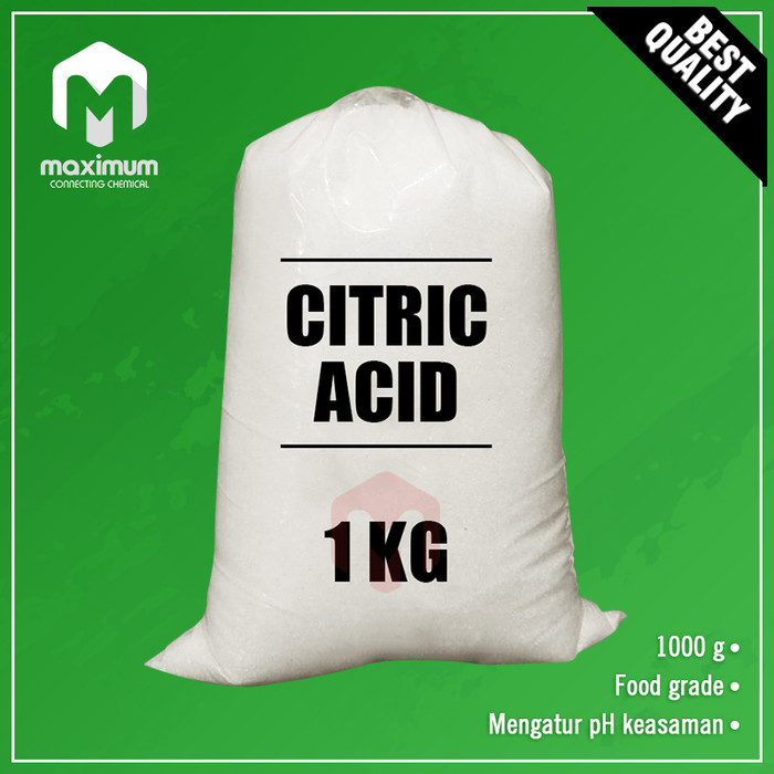 Jual Citric Acid Monohydrate - Asam Sitrat - Asam Citrun 1 kg - Jakarta ...