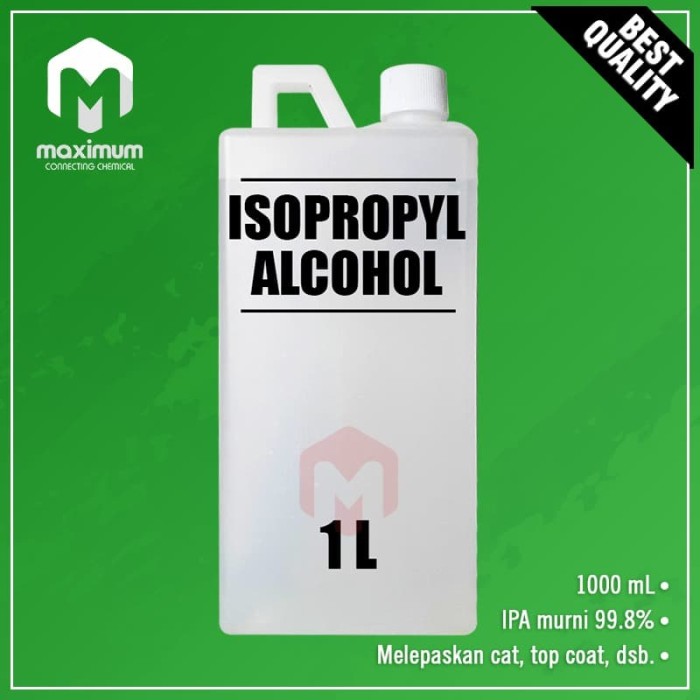 Jual Isopropyl Alcohol - IPA 1 liter - Jakarta Barat - Maximum Chemical ...