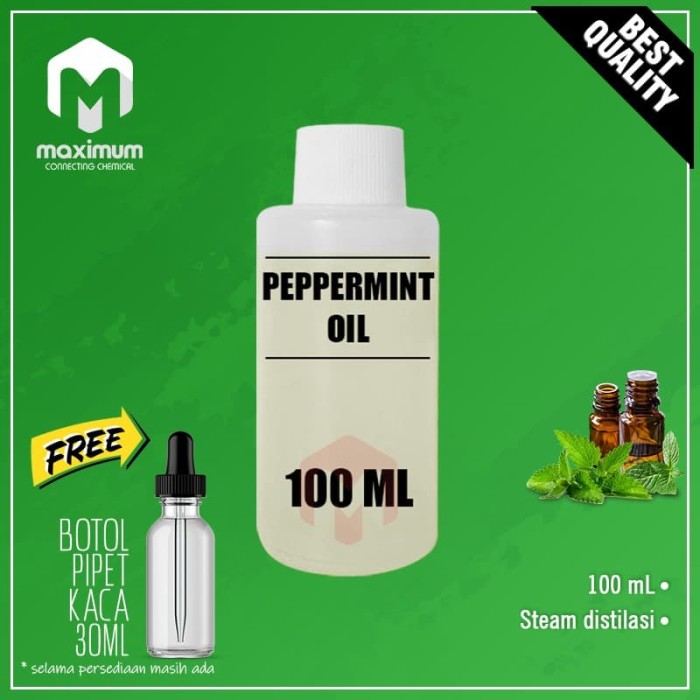 Jual 100% Pure Peppermint Essential Oil / Minyak Mint 100ml - Jakarta ... Jual 100% Pure Peppermint Essential Oil / Minyak Mint 100ml - Jakarta ...