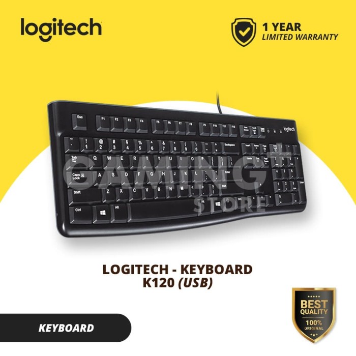 Promo Logitech Keyboard USB K120 - Kota Surabaya - Gaming Plus Store ...