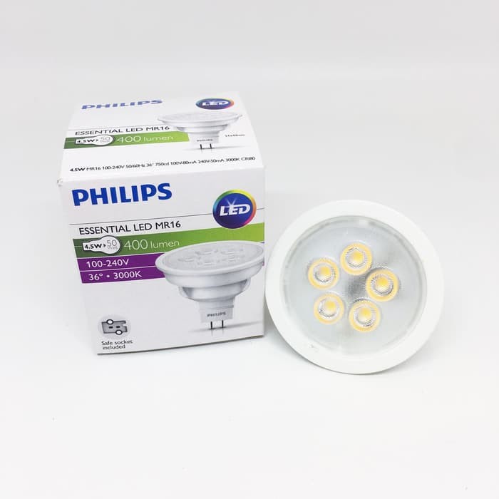 Jual Philips Essential LED MR16 4.5 Watt / 4,5 Watt - Jakarta Barat ...