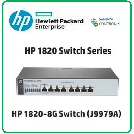 Jual HPE 1820-8G J9979A Switch 8 Port Gigabit Managed Layer 2 - Jakarta ...