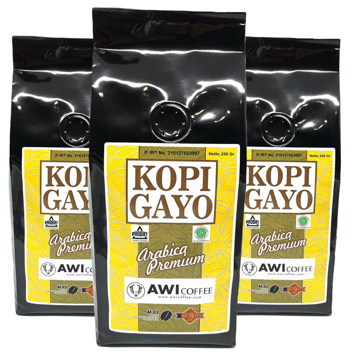 Jual Awi Coffee Gayo Arabica Premium 250Gr Biji - Jakarta Utara - AWI ...