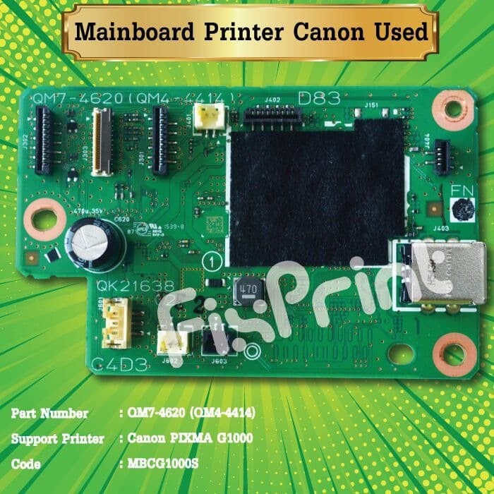 Jual Mainboard board Printer Canon G1000 Motherboard Canon G1000 ...