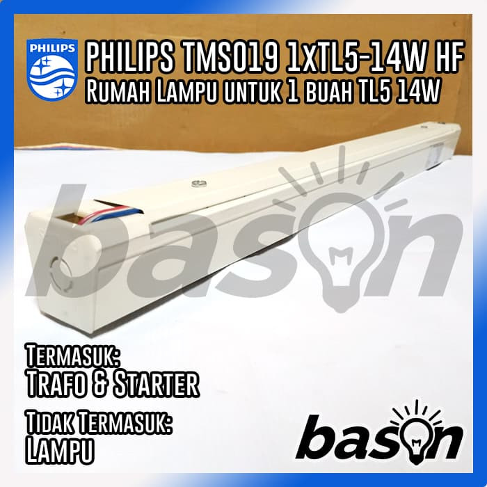 Jual PHILIPS TMS019 1xTL5-14W HF - Rumah Lampu TL5 14W - Jakarta Utara ...