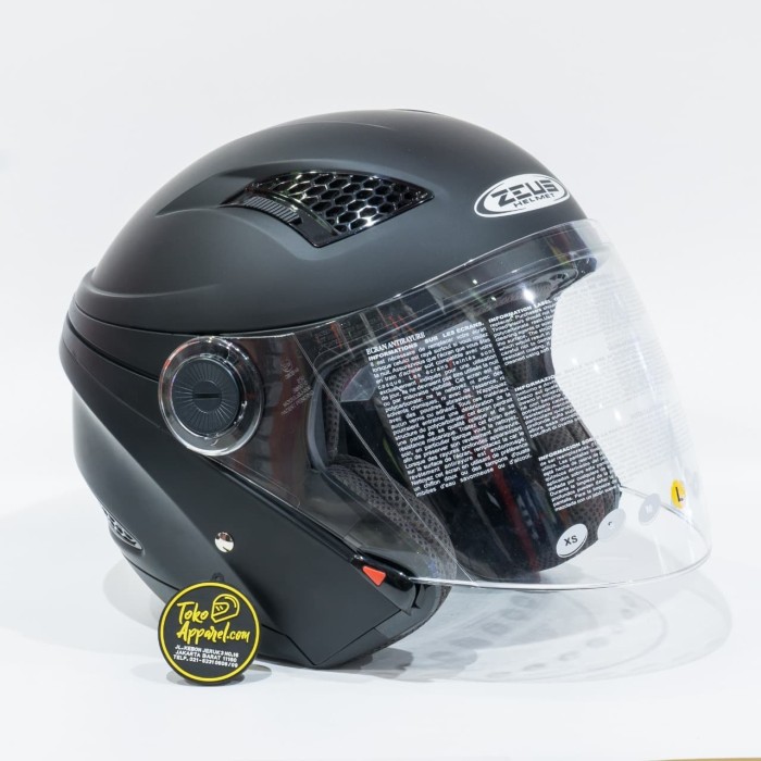 Jual HELM HALF FACE ZEUS ZS-610 BLACK MATT - Jakarta Barat ...