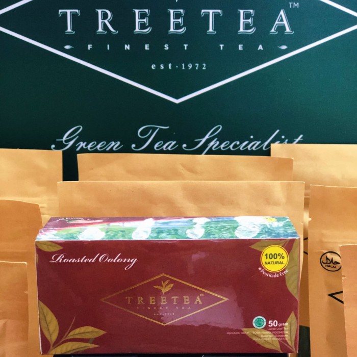 Jual Tree Tea Roasted Oolong Tea Loose Leaf Teh Olong Lokal - Jakarta ...