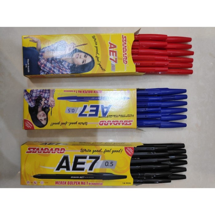 Jual Pulpen / Pena Standard AE7 / AE 7 - Hitam - Jakarta Utara - klaver shop | Tokopedia