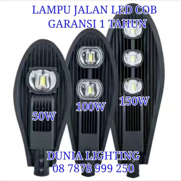 Jual Lampu Jalan Pju 50 Watt Led Cob 50watt 50w Cobra Led Jakarta