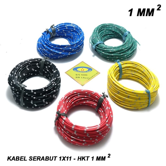 Jual Kabel Serabut 1,0 mm² - 1x11 - 20 Meter - HKT - Jakarta Barat ...