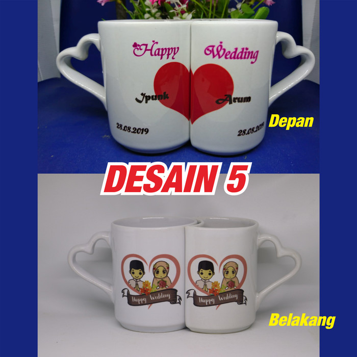 Desain Mug Wedding