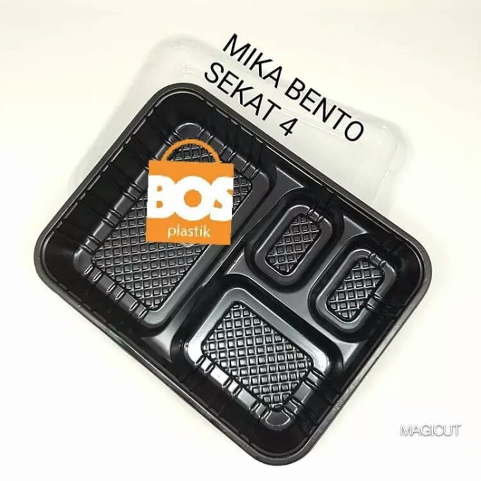 Jual MIKA BENTO | KOTAK BENTO | TRAY BENTO | BOX BENTO SEKAT 4 - Kota ...