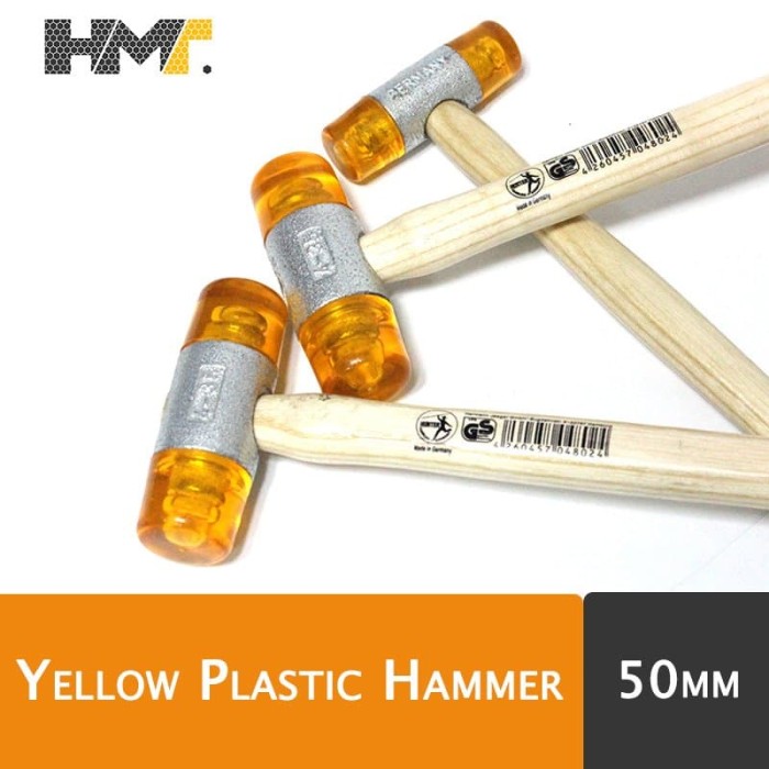 Jual Yellow Plastic Hammer 50mm / Palu Plastik Kuning 50 mm GERMAN ...