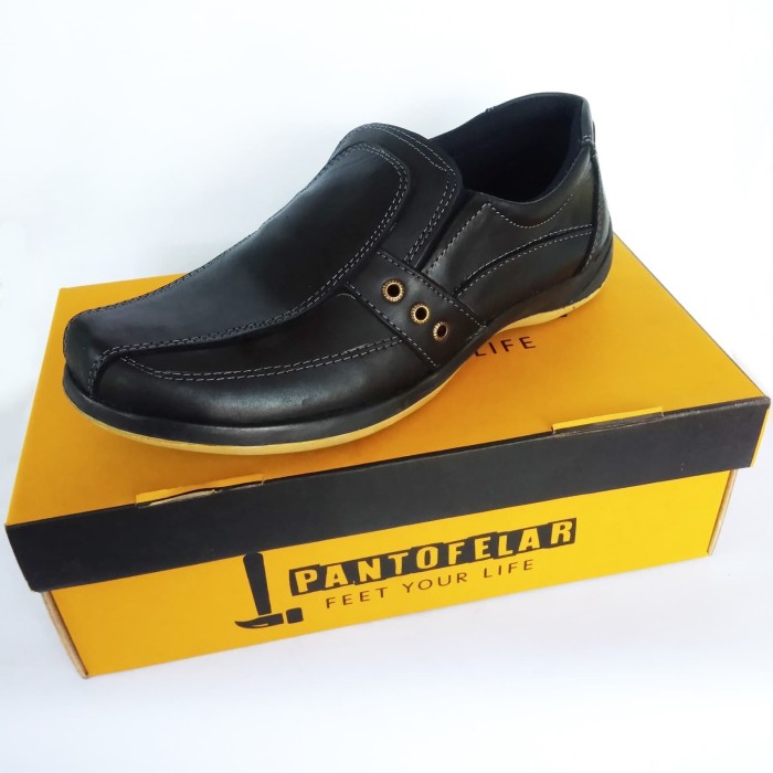 Jual Sale Sepatu pantofel fantovel kulit asli pria kerja dinas formal ...