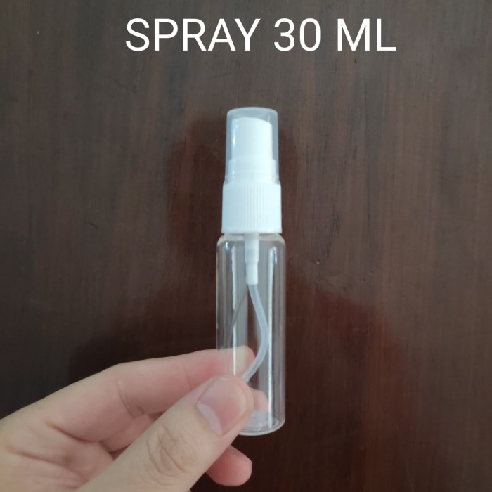 Jual botol spray 30ml tutup putih plastik 30 ml sprai semprot minyak ...