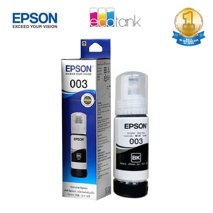 Jual Tinta Original Epson 003 L1110, L3100, L3101, L3110, L3150, dan ...