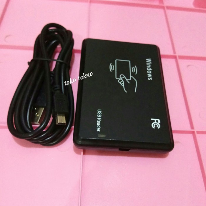 Jual Reader Rfid 13.56mhz Mifare | IC Reader 13,56 Mhz 14443A USB 8 ...