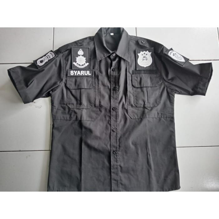 Jual kemeja pendek pdh reskrim/umum custom/pesanan khusus - Kab ...